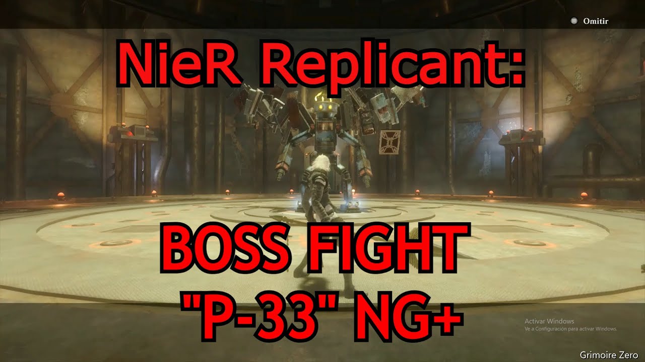 NieR Replicant / BOSS FIGHT "P-33" NG+ / HISTORIA. - YouTube
