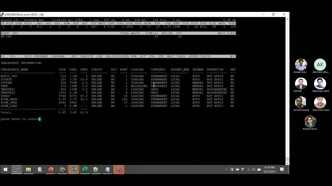 How to do real time monitoring of Oracle database using oratop utility - YouTube