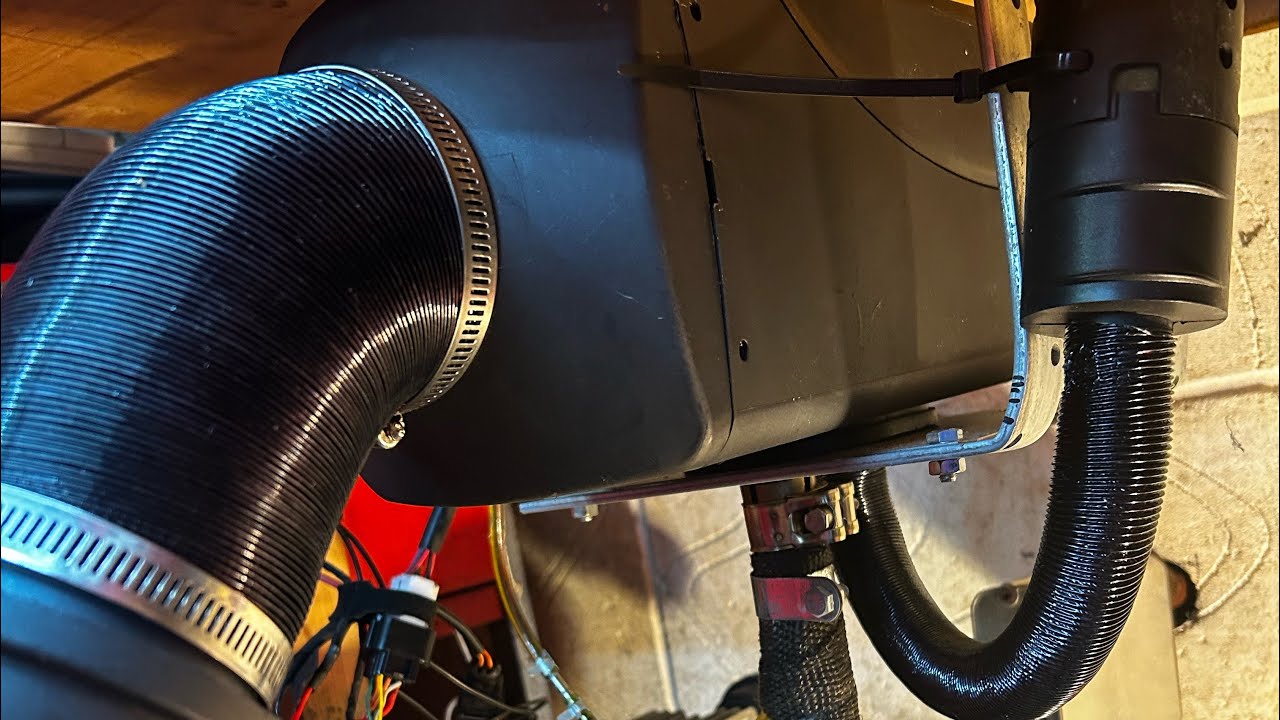 Smoky diesel heater cured! - YouTube