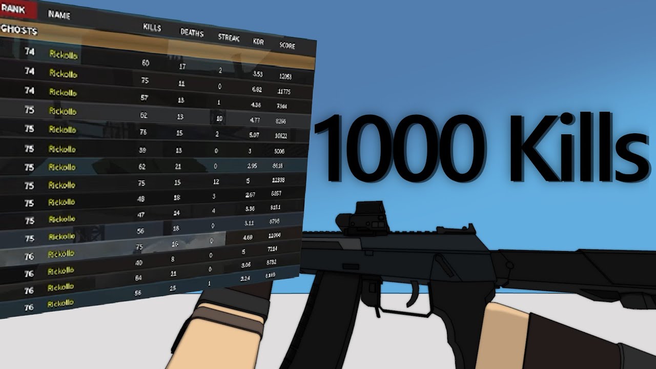 1000 Kills with AK-12|Phantom Forces - YouTube