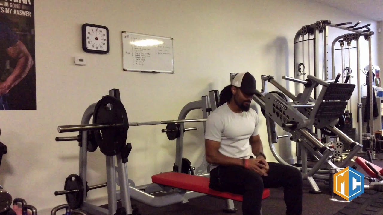 Barbell Bench Press Isometric Hold - YouTube