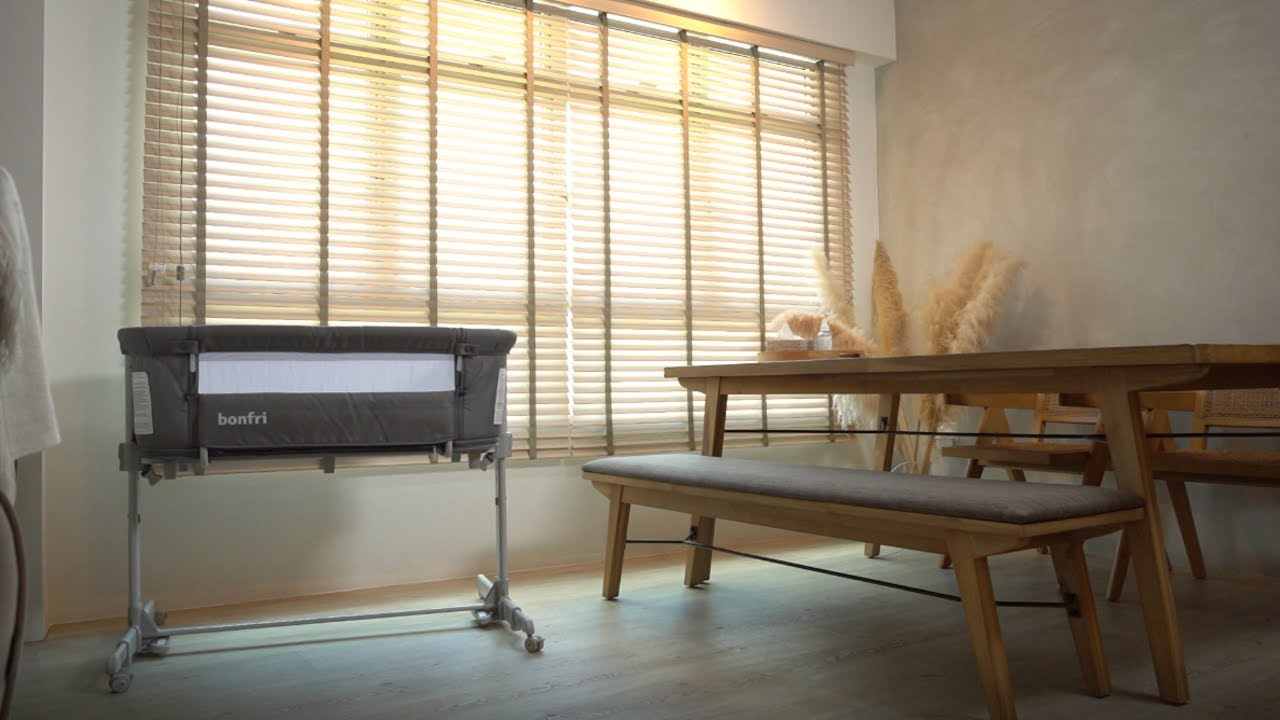 Bonfri S5 Rock & Relax Bassinet + Playpen (With Travel Bag & Mosquito ...