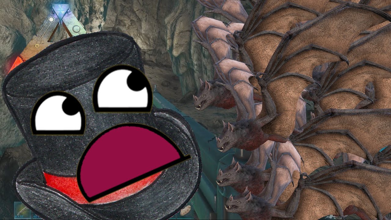 [55] ATTACK OF THE FLOOR BATS (ARK:The Island) - YouTube