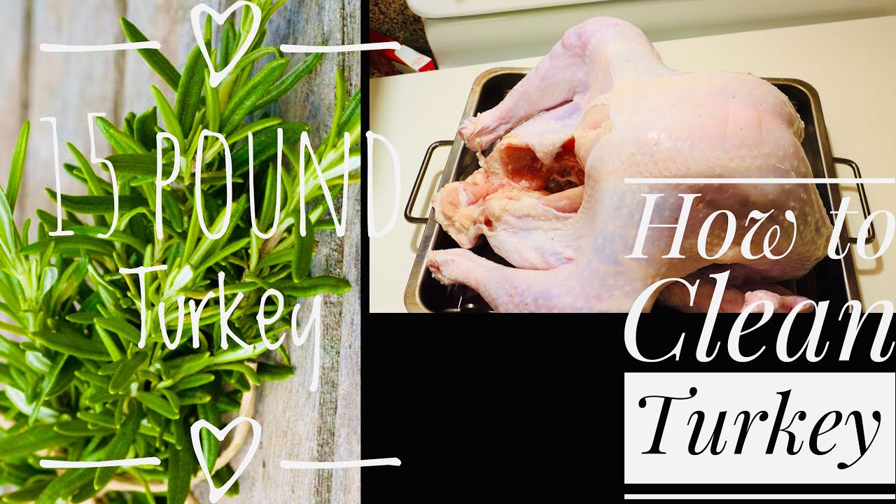 How to Clean turkey - YouTube