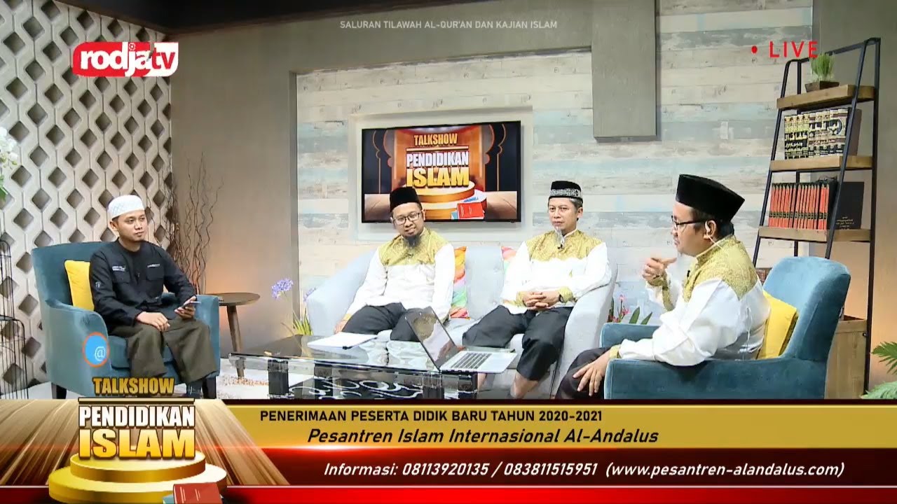 Talkshow Pendidikan Pesantren Islam Internasional Al-Andalus - Rodja Tv ...