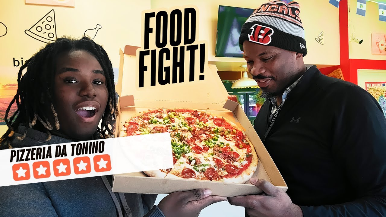 Eating At The BEST Reviewed Pizza Restaurant In My City | FOOD FIGHT ...