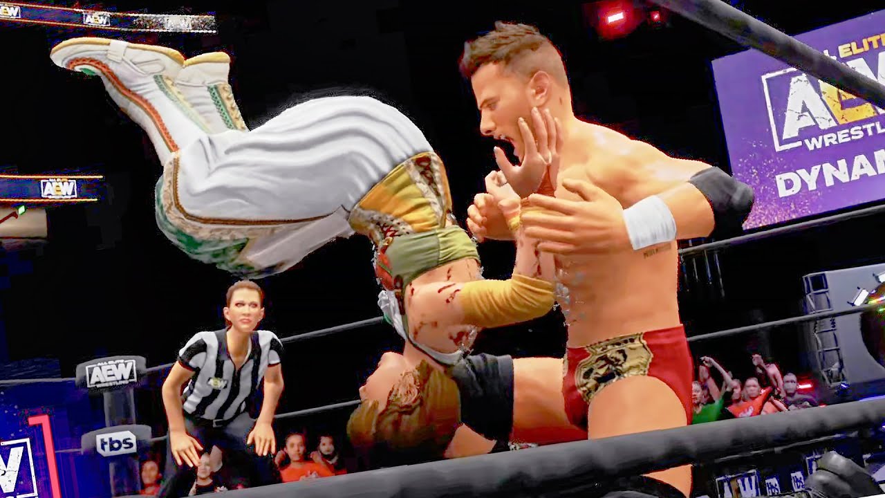 AEW Fight Forever: MJF vs Yuka Sakazaki, intergender wrestling - YouTube