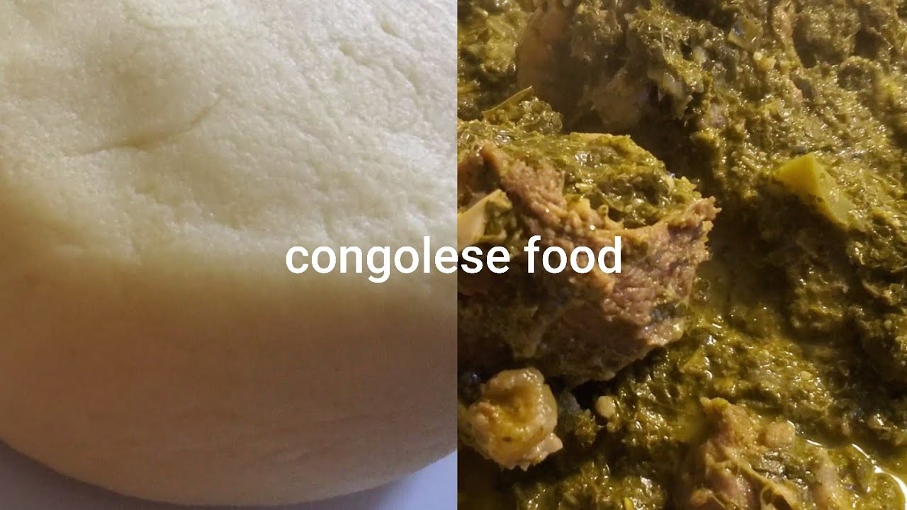 How to cook cassava leaves(sombe)and fufu.//Congolese food. - YouTube