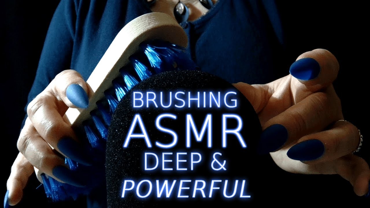 ASMR | HARSH, CRISP & POWERFUL Brushing Strokes Over Foam w/ Really ...