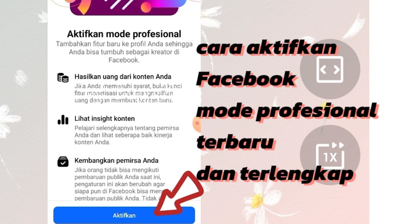 cara aktifkan FB pro terbaru dan terlengkap - YouTube