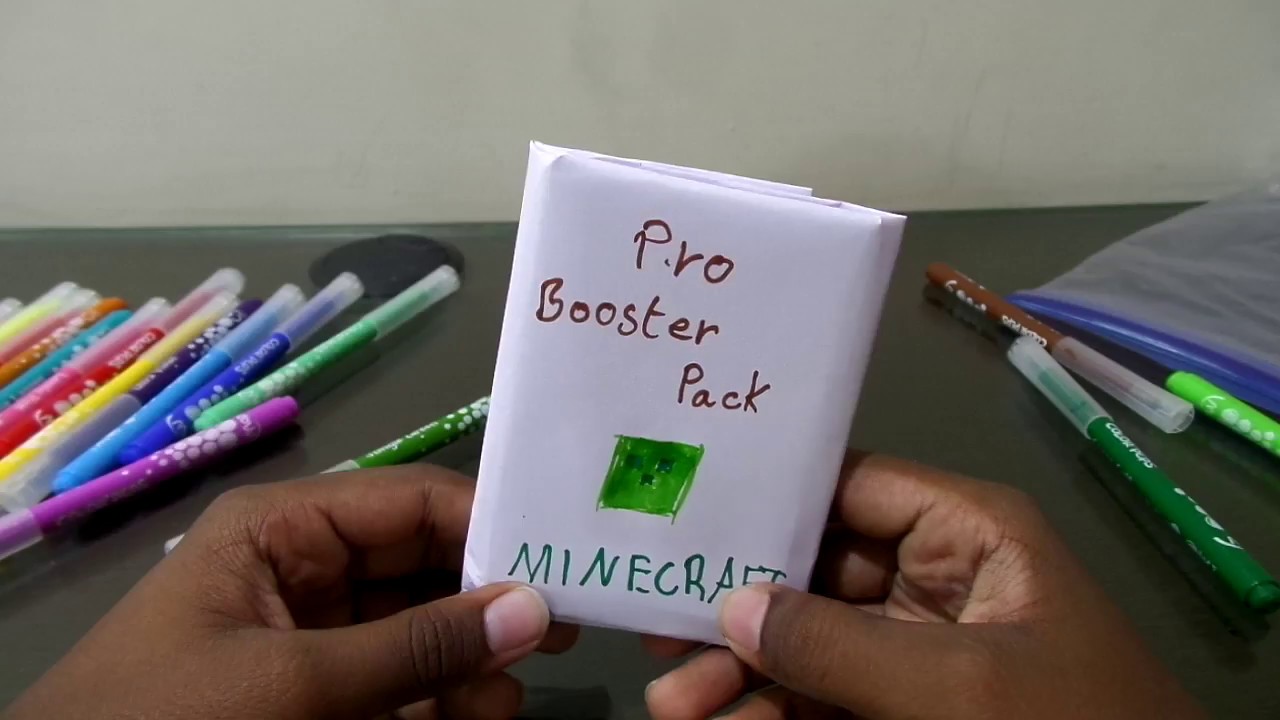 How to make a booster pack for TCG - YouTube