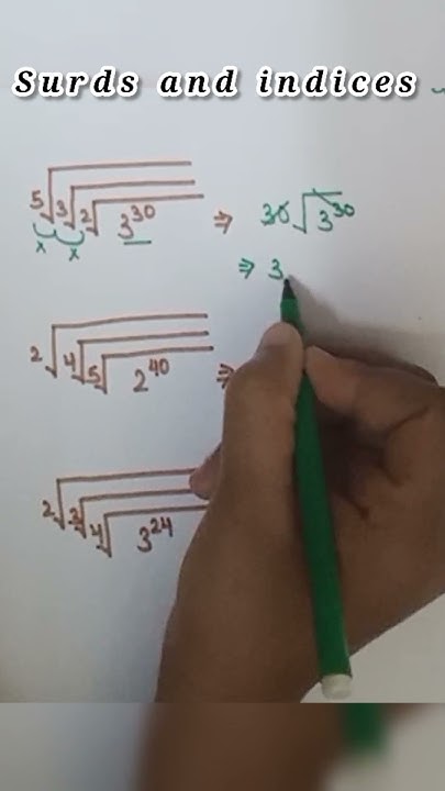👉👉Surds and indices //Surds and indices trick#Shorts#Magical math ...