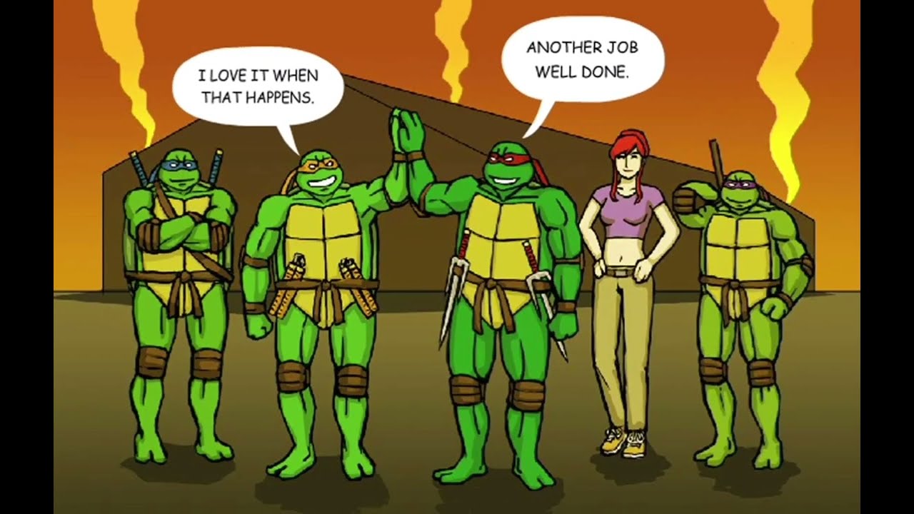 Teenage Mutant Ninja Turtles Double Damage All Bosses - YouTube