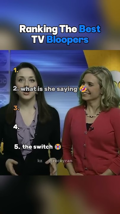 Ranking The Best TV Bloopers 😂 - YouTube