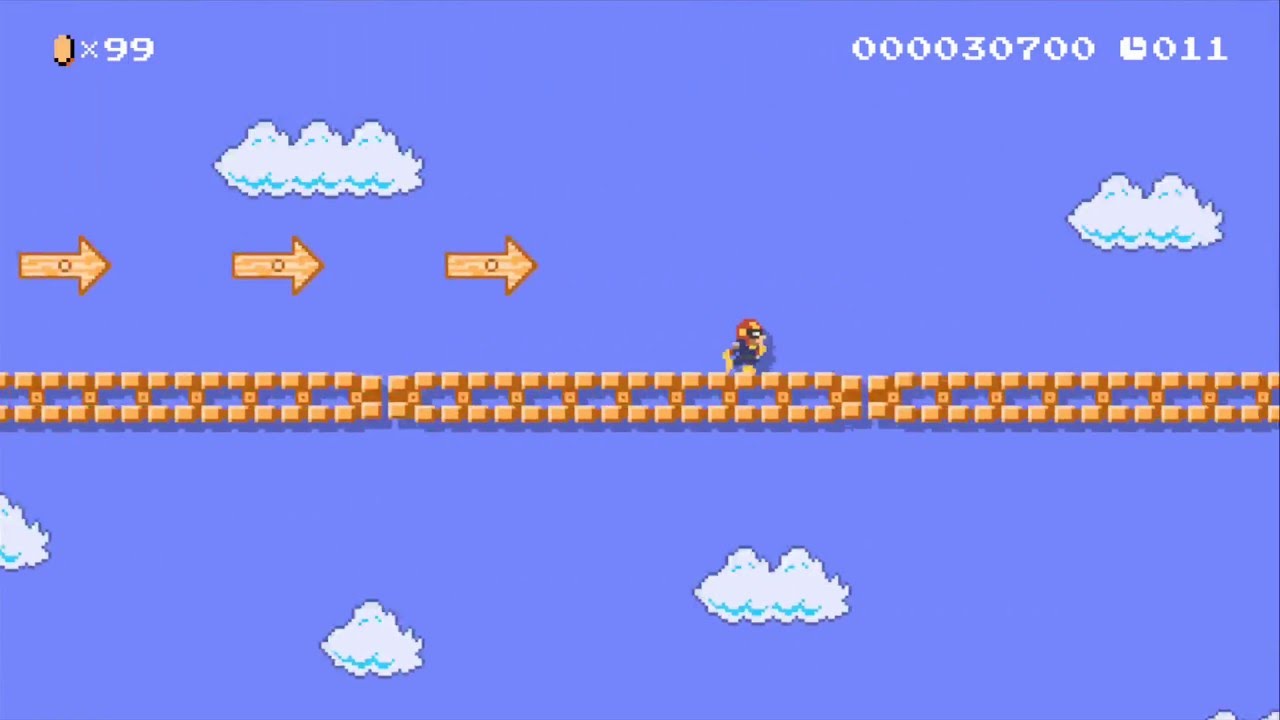 Super Mario Maker | Captain Falcon Speedway (Easy) - YouTube