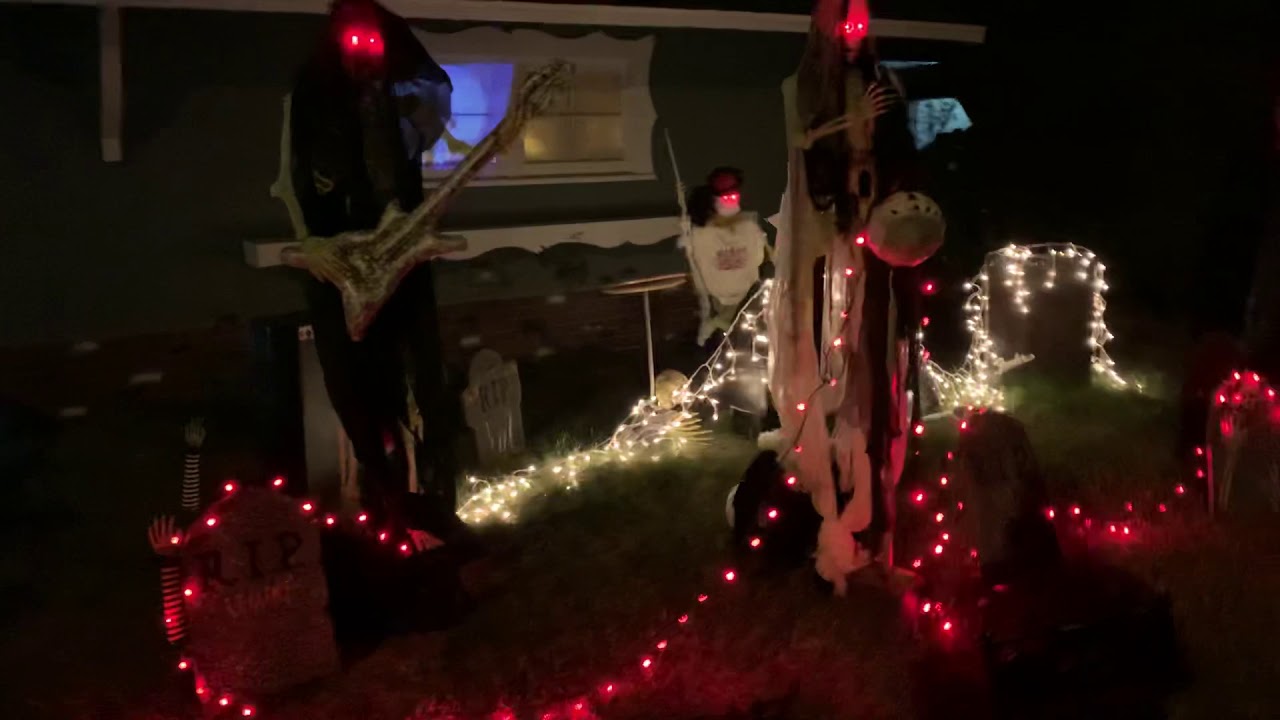 Halloween 2020 Rest in Puke rock band skeleton - YouTube