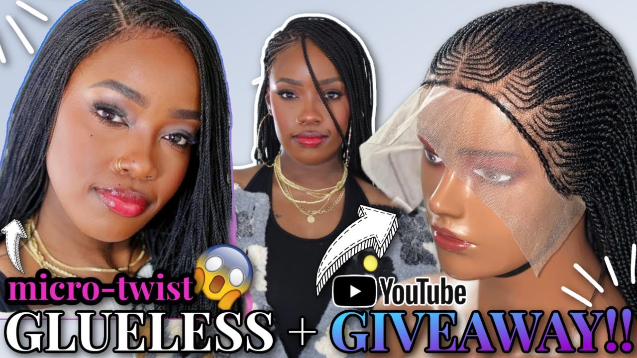 🔥You Will NOT Believe It's a Glueless Wig! + 🎉HUGE Braid Wig GIVEAWAY ...