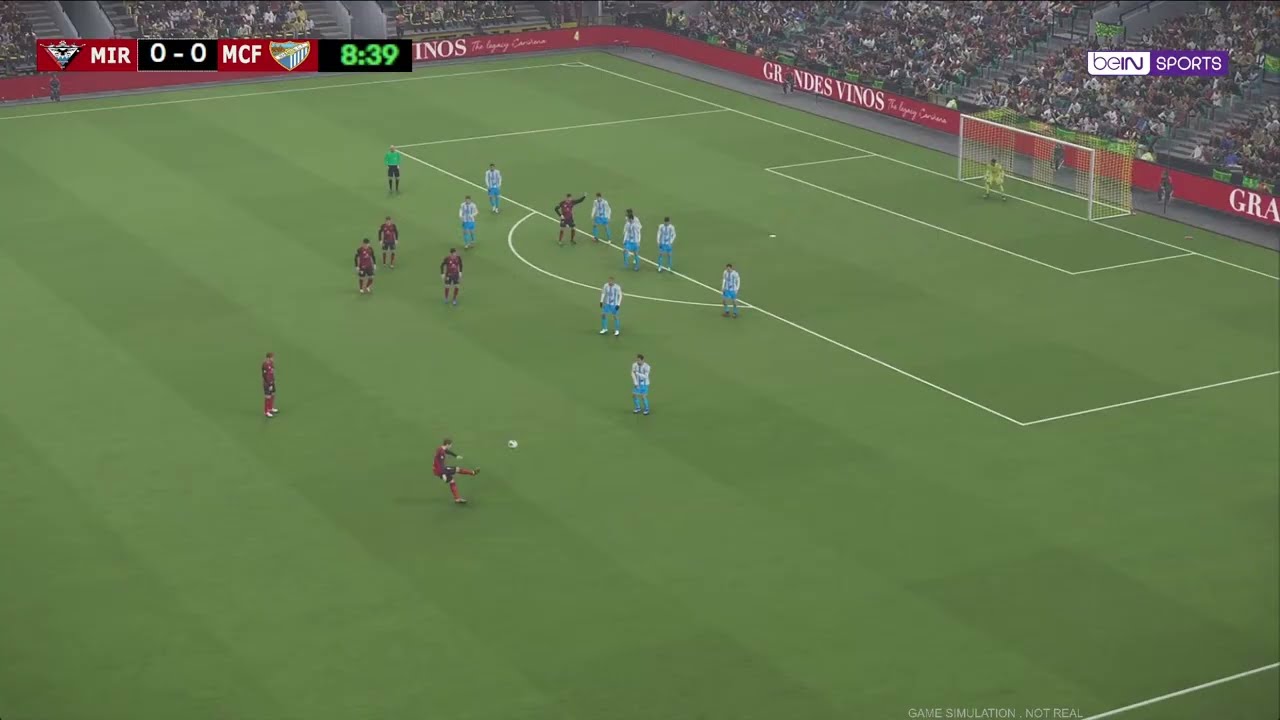 🔴Mirandés vs Málaga | Spanish LALIGA 2025/26 | eFootball PES 21 Full ...