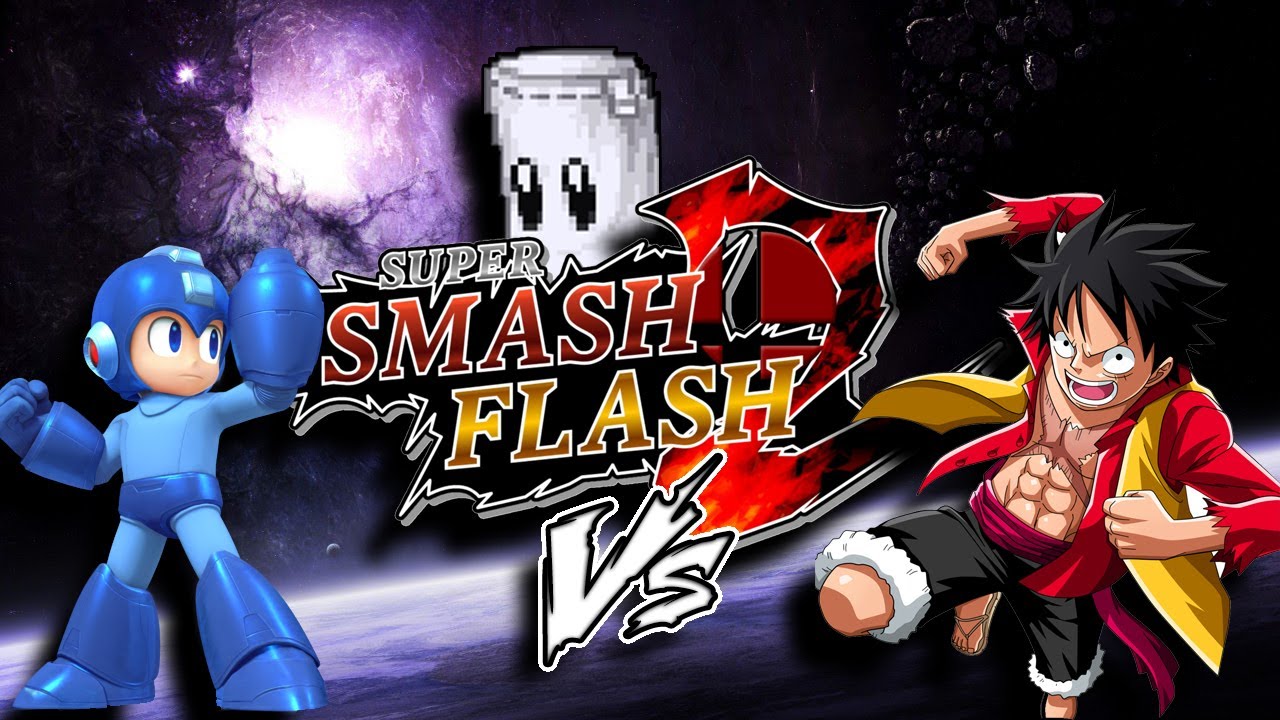 Luffy Vs Megaman,(Supuer Smash Flash 2) - YouTube
