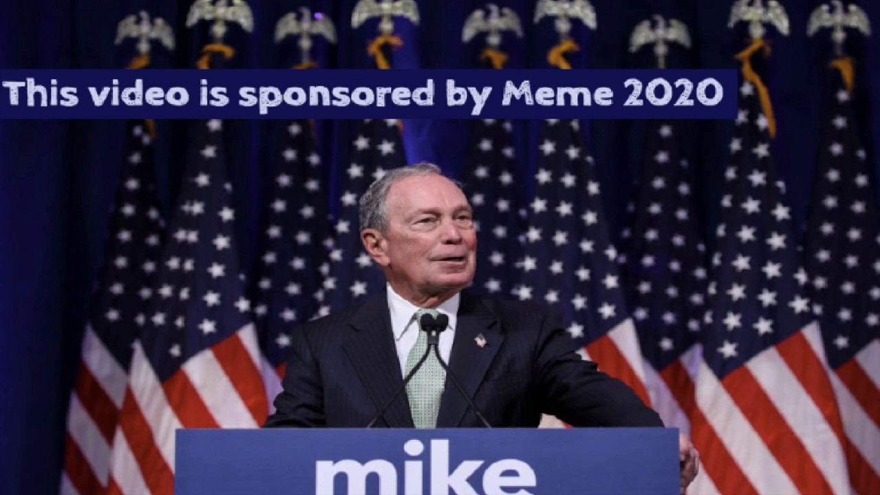 Mike Bloomberg Pays Meme Pages - YouTube