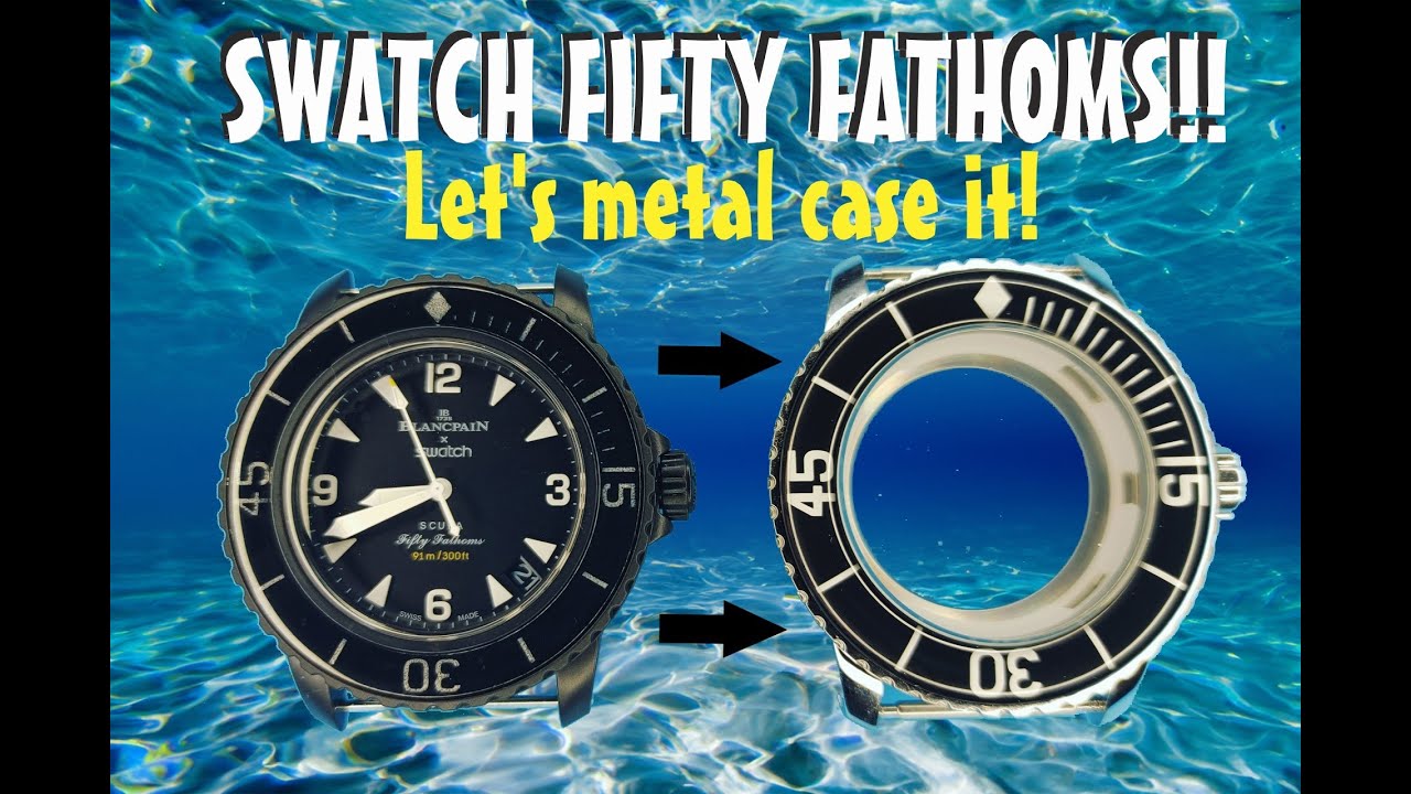 Let's Metal Case Mod a Swatch Fifty Fathoms!! - YouTube
