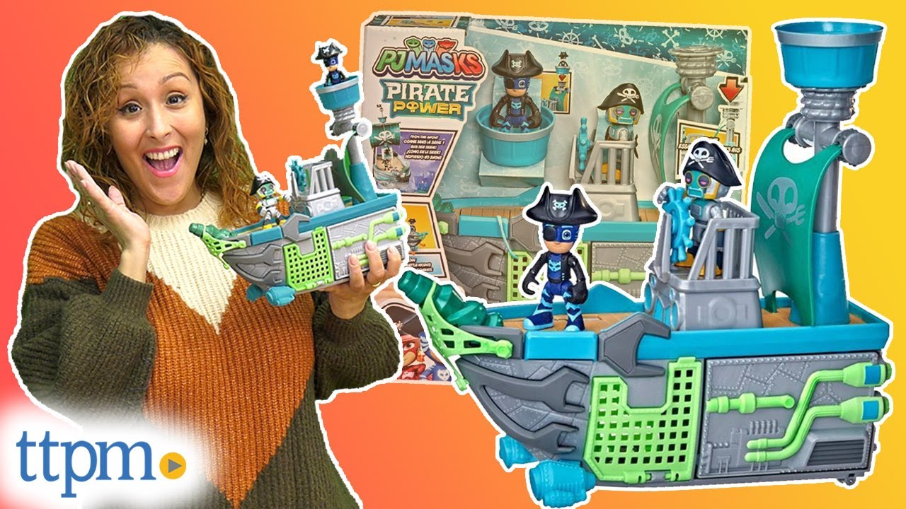 PJ MASKS! Sky Pirate Battleship from Hasbro Review! - YouTube