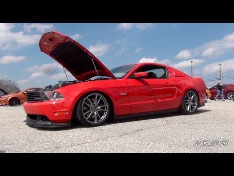 Stance Stang- Bagged 5.0 Coyote Mustang - YouTube