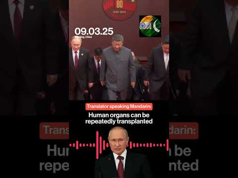 Putin and xi caught on hot mic talking about organ transplant#xijinping#putin#kimjongun #geopolitics
