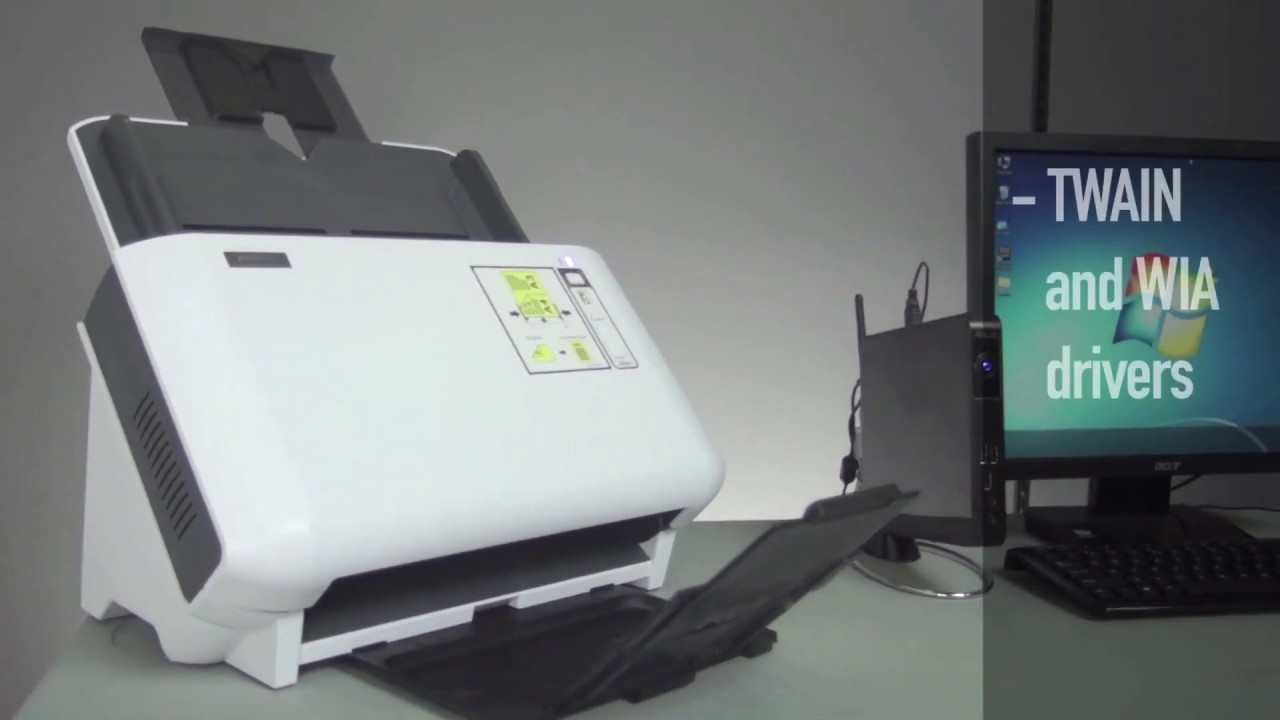 A3 Document Scanner, Auto Feed A3 Scanner, Plustek SmartOffice SC8016U ...