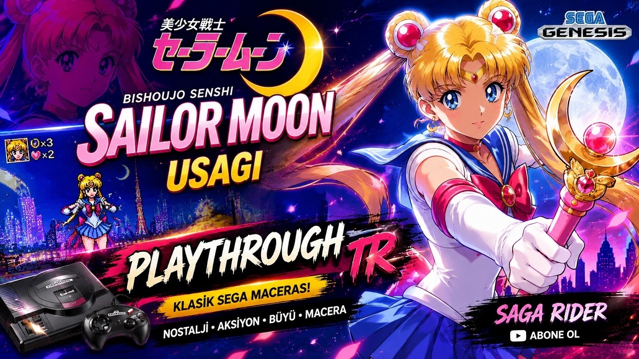 bishoujo senshi sailor moon Usagi sega Genesis Playthroungh TR - YouTube