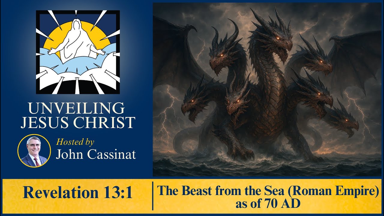 [§217] Rev 13:1: A Beast [Rome] Rises from the Sea in 70 AD - YouTube