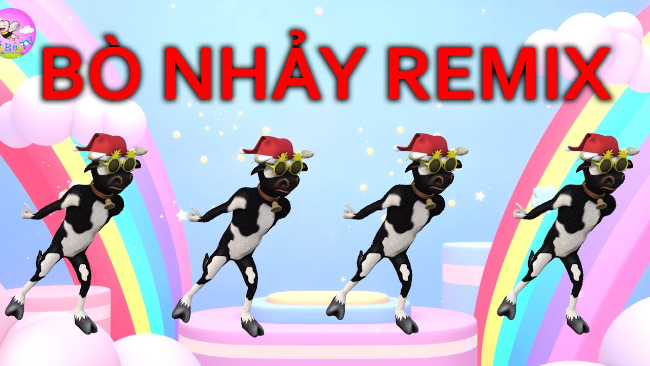 nhạc thiếu nhi con bò remix - Con bò nhảy - Động vật nhảy vui nhộn ...