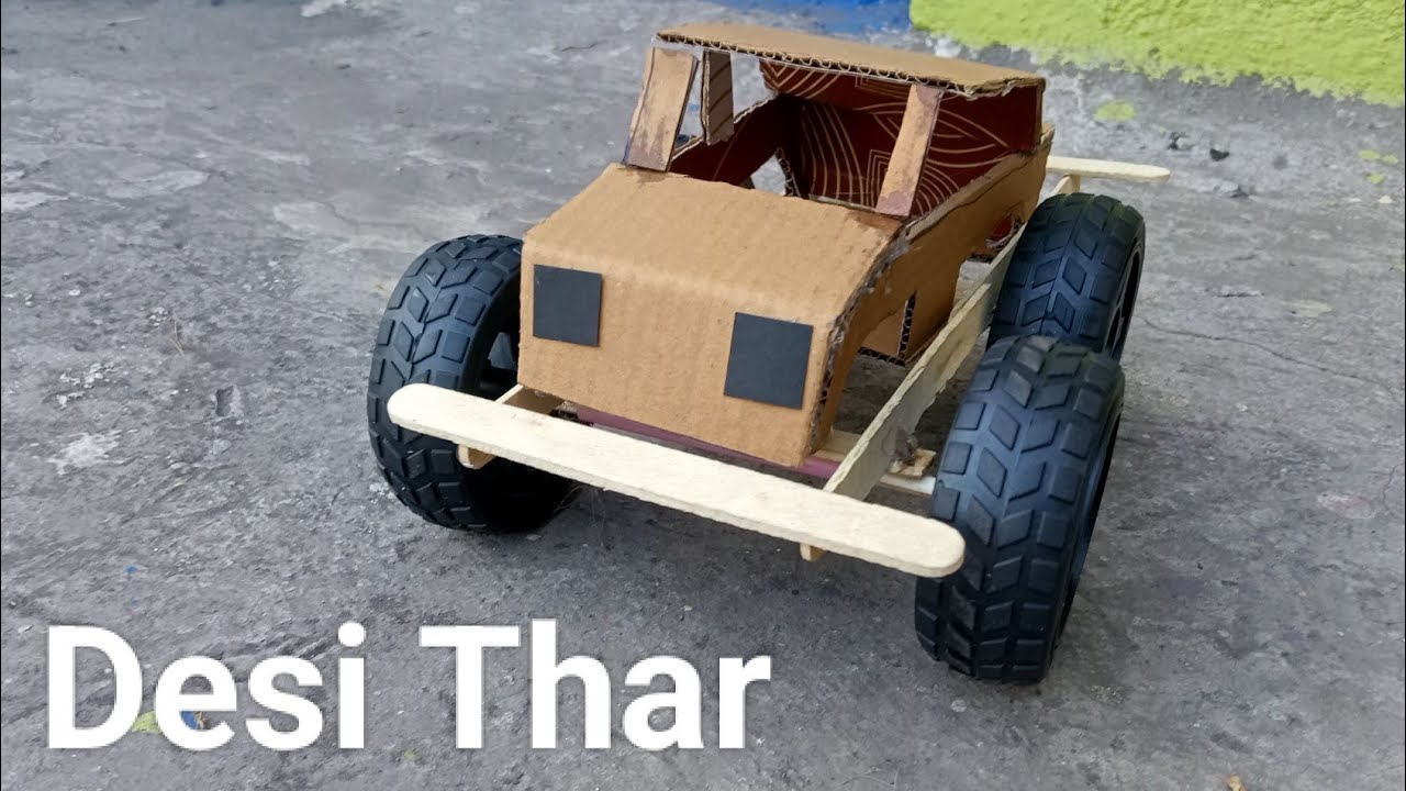 How To Make Cardboard Desi Thar// Desi Thar// science - YouTube