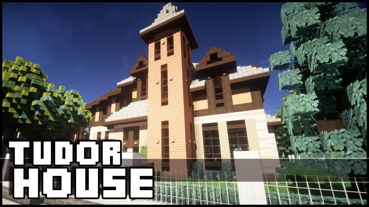 Minecraft - Tudor House & Fantastic Suburb! - YouTube