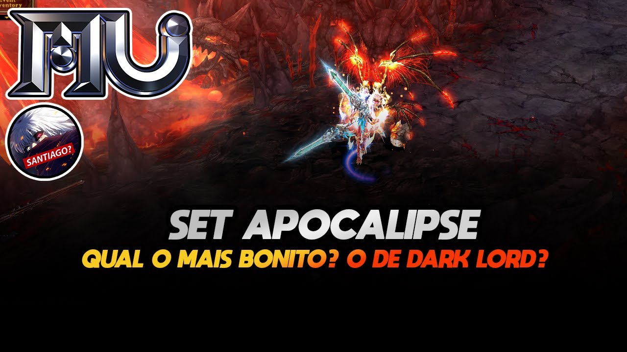 APOCALIPSE SET É BONITO? NOVO SET NO MU ONLINE - ONDE TESTAR? ONDE ...