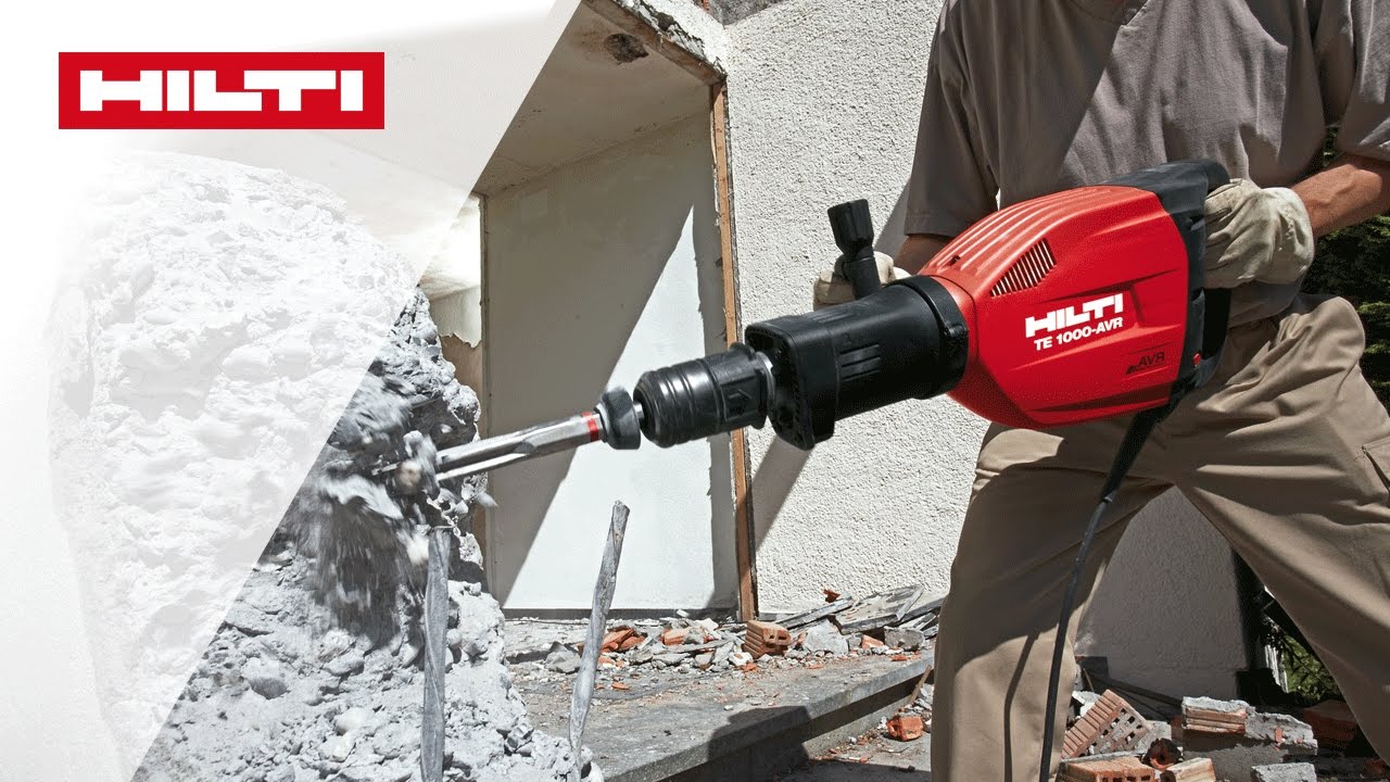 VORSTELLUNG des Abbruchhammers Hilti TE 1000-AVR - YouTube