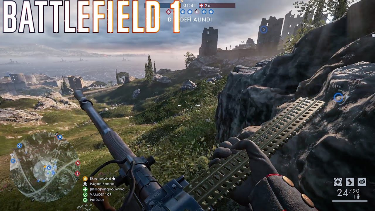 İmparatorluğun Kıyısında 31 Kill | Battlefield 1 Türkçe - YouTube