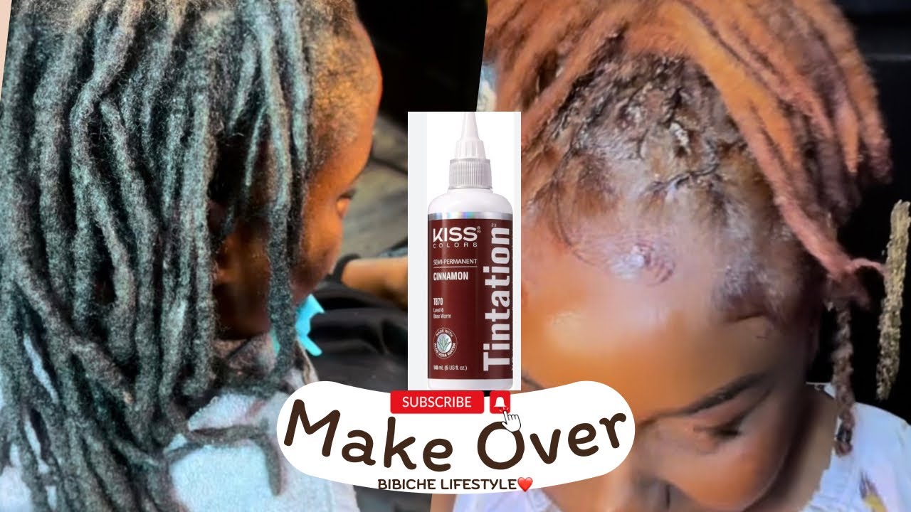 Come with me to get my Locs colored | Cinnamon -Ginger color | Feeling ...
