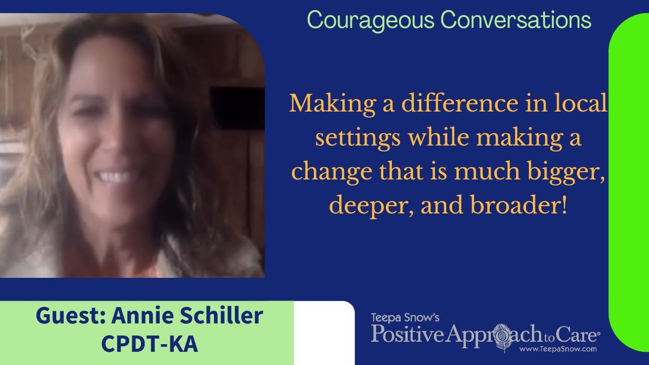 Courageous Conversation with Annie Schiller - YouTube