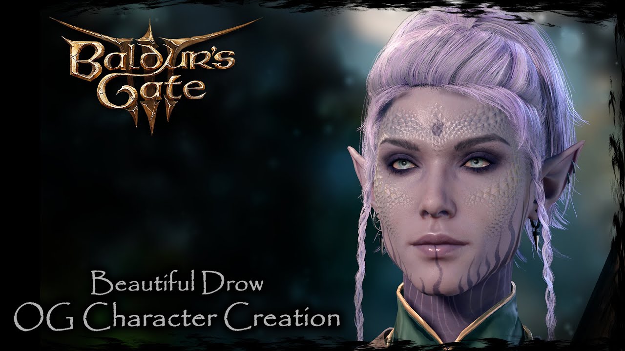 BALDUR'S GATE 3 || Beautiful Drow [Original Character #190] - Female ...