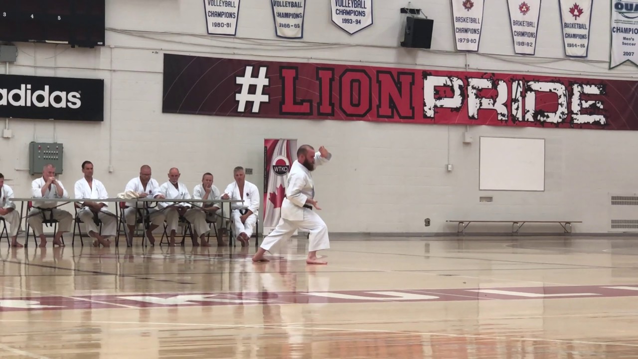Sensei Dave Lynskey performing Kata during 3rd Dan Grading - 2018 WTKO ...