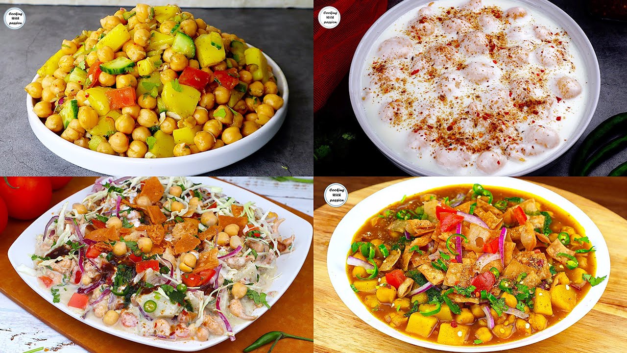 4 Must Try Chaat Recipes, Lahori Chaat, Kathiawari Chaat Karachi Dahi ...