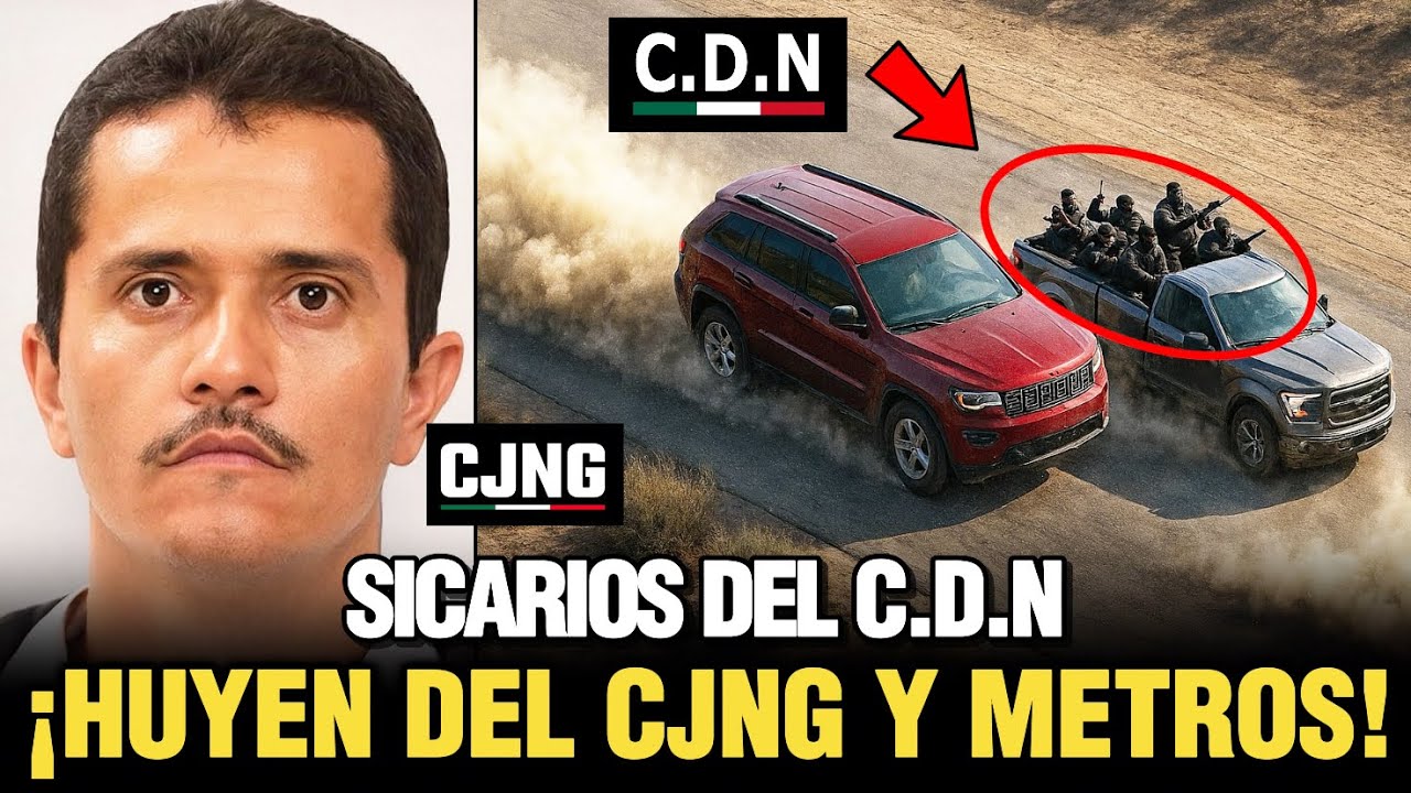INTEGRANTES del “CDN” HUYEN de Sicarios del CJNG y “LOS METROS” en ...