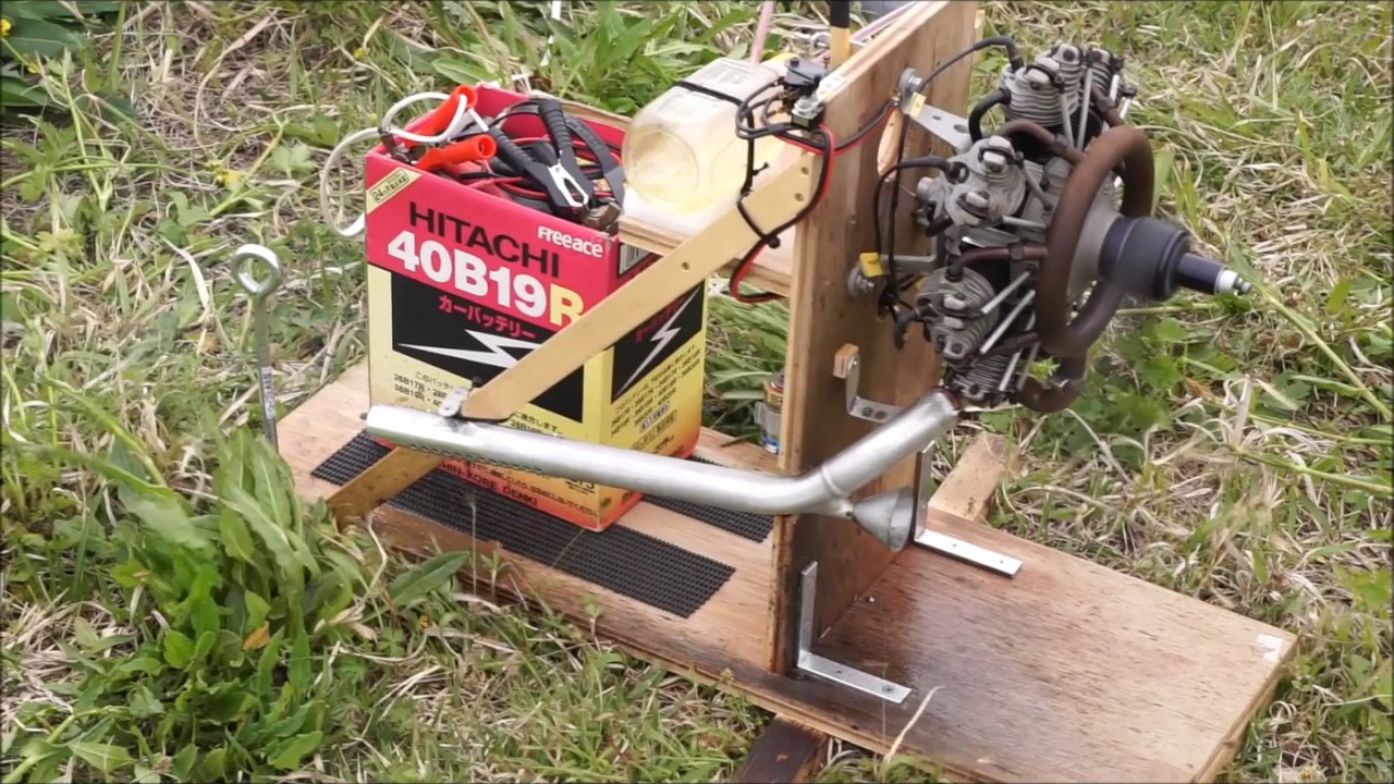 SEIDEL-ST770 Engine Bench Run - YouTube