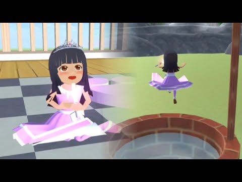 An innocent little girl jumps into a pond. | Sad Story | Sakura School Simulator