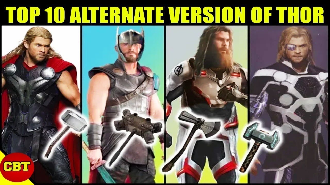 Top 10 alternate version of thor in marvel explained in hindi - YouTube