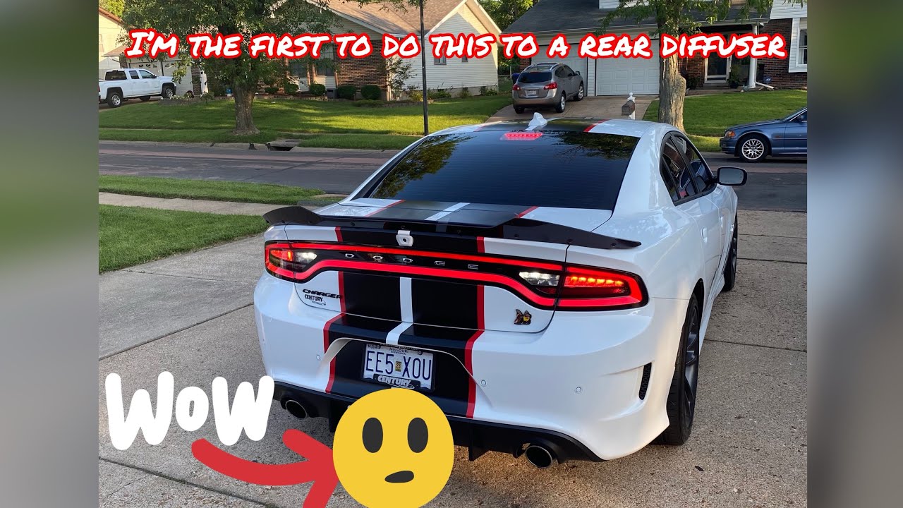 IM THE FIRST TO DO THIS TO HIS 392 SCAT PACK REAR DIFFUSER!!!👀😳💪🏾 - YouTube