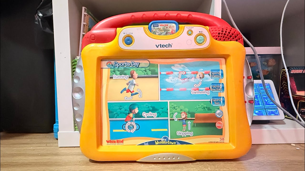 VTech Whiz Kid Learning System: WonderTown - Sports Day - YouTube