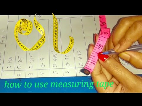 How to use inch tape in tailoring/টেইলরিং কাজে inch tape-এর মাপ কি করে ...