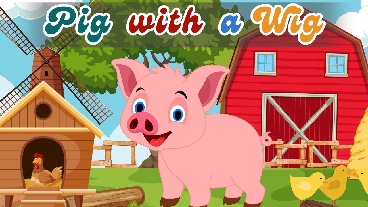 Pig with a Wig + Wiggle Waggle - Animated Poems | Rhymes For Kids ...